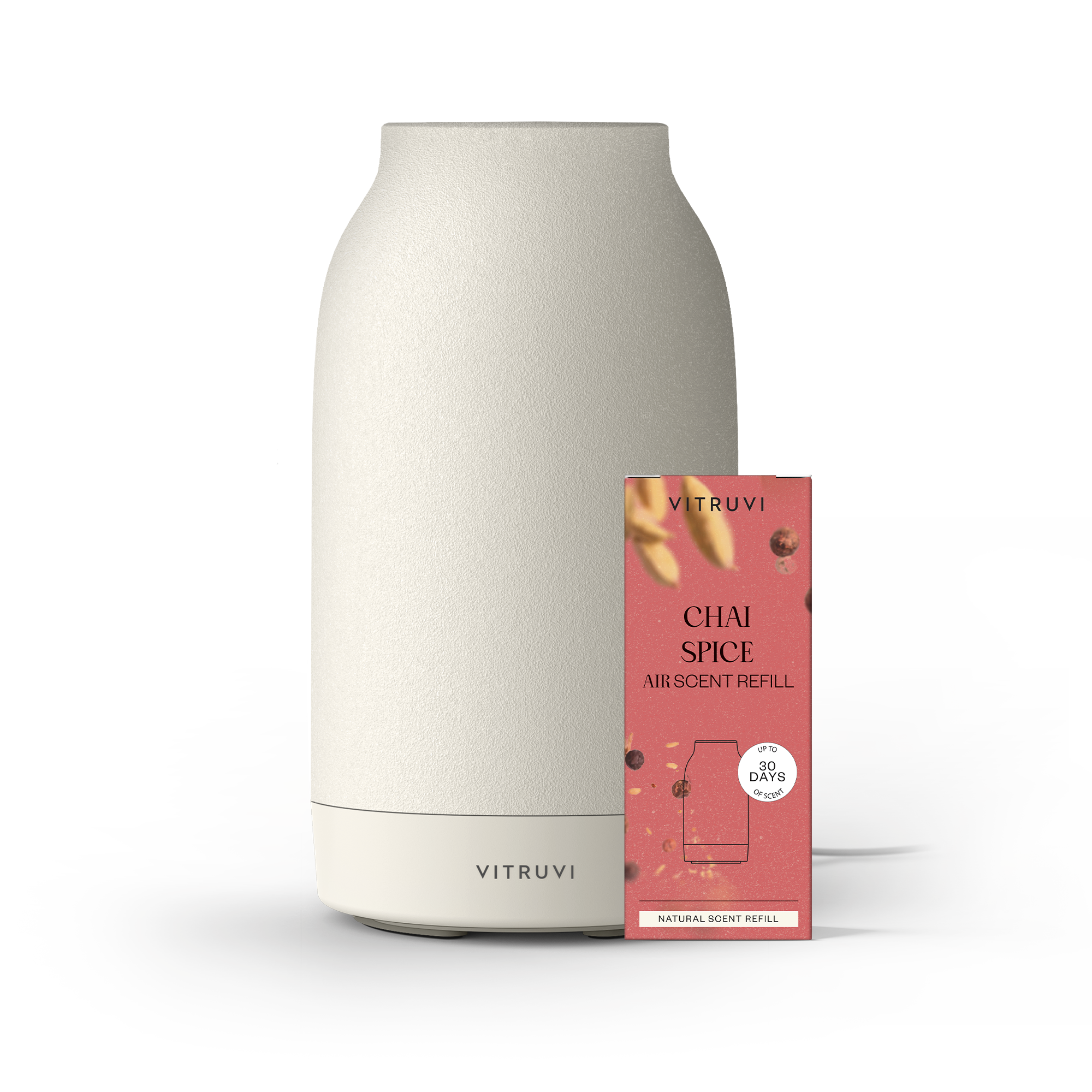 Air Waterless Diffuser - Starter Kit with Chai Spice Refill – Vitruvi US