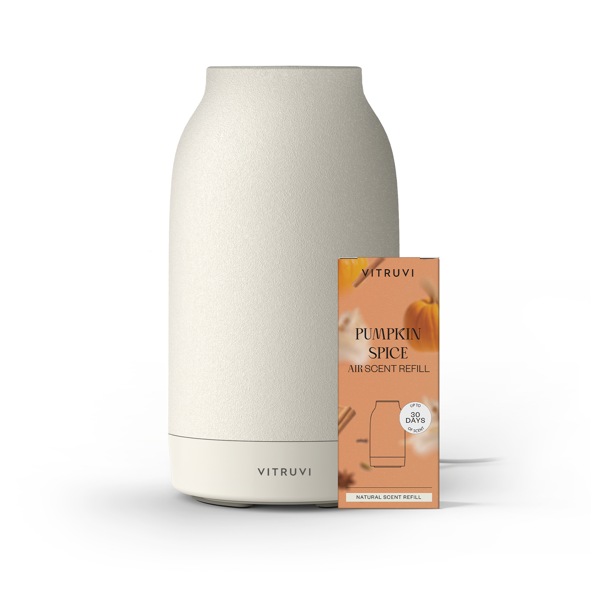 Air Waterless Diffuser - Starter Kit with Pumpkin Spice Refill – Vitruvi US