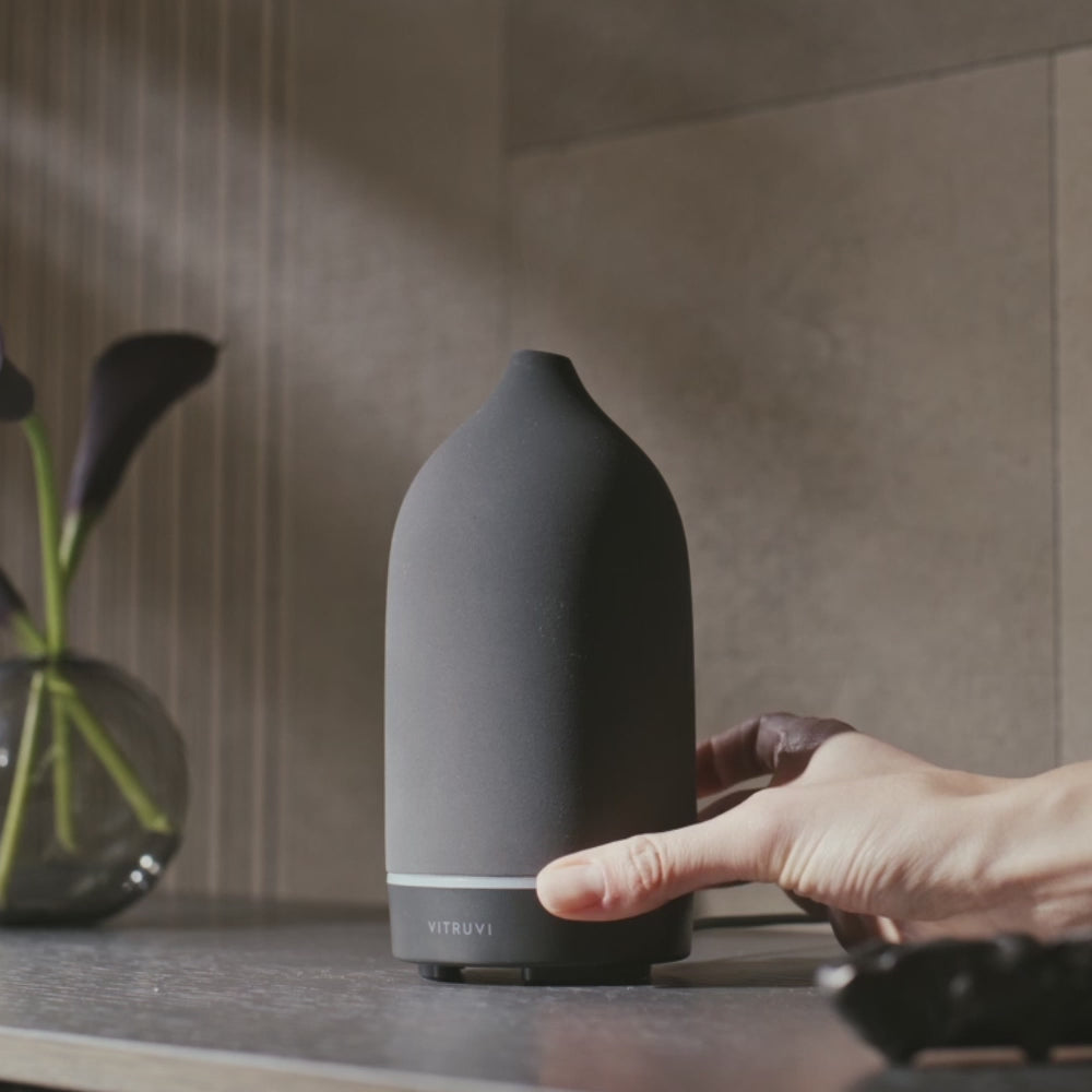Stone Essential Oil Diffuser| Voted Best Diffuser 2023 | Vitruvi